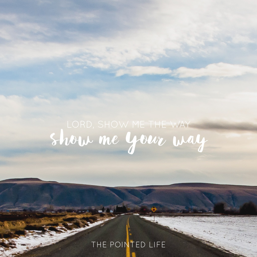 Prayer Devotion: Lord Show Me The Way - The Pointed Life